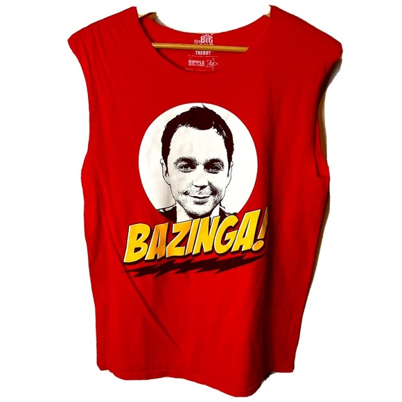 Ripple Junction | Shirts | Big Bang Theory Tshirt Bro Tank Bazinga Sheldon Red Ripple Junction ...